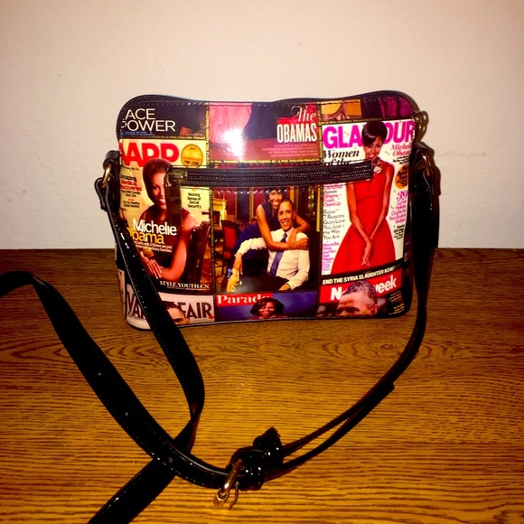 None | Bags | Flotus Mini Crossbody Handbag Michelle Obama Glossy ...